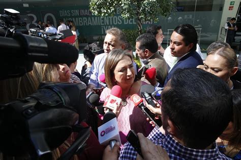 Entrevista a la senadora Xóchitl Gálvez Ruiz al término de la sesión