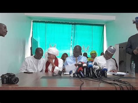 CONFÉRENCE DE PRESSE DU GROUPE PARLEMENTAIRE DE YAW YouTube