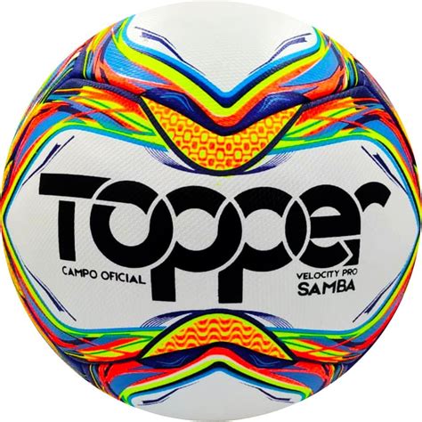 Bola De Futebol De Campo Topper Samba Velocity Pro Campo Oficial