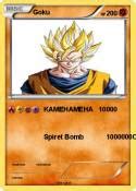 Pokémon Goku SSJ 10000 10000 Super Kame Hame Há My Pokemon Card
