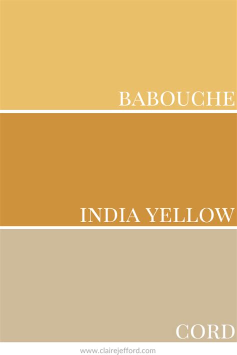 Farrow Ball India Yellow Colour Review By Claire Jefford