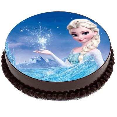 Opłatek na tort KRAINA LODU FROZEN 14 cm NAPIS 10891306940