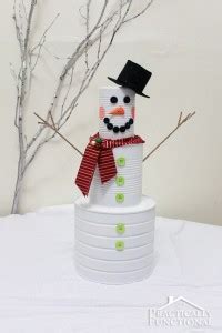 Boneco De Neve Feito De Latas Passo A Passo