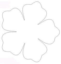 Moldes O Plantillas De Flores De Papel