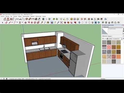 Como Dibujar Una Cocina En Sketchup Como Dibujar