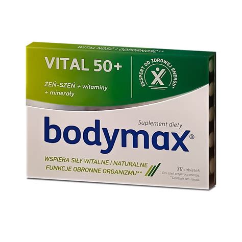 Suplement diety Bodymax Vital 50 Żeń Szeń Witaminy Minerały 30