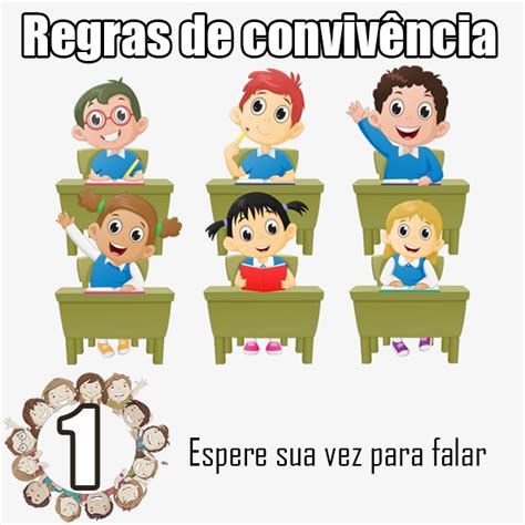 Regras De Conviv Ncia Para Imprimir Hora De Colorir Atividades