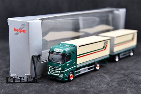Herpa MB Actros Bigspace Pritschen Planen HZ Senn 1 87 Kaufen Auf