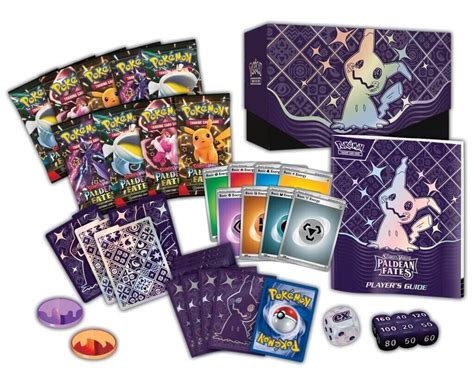 Pokemon TCG Scarlet Violet 4 5 Paldean Fates Elite Trainer Box ETB