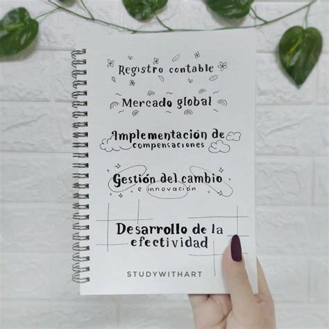Pin De Anamaria B Burbano En Art Libreta De Apuntes Titulos Bonitos