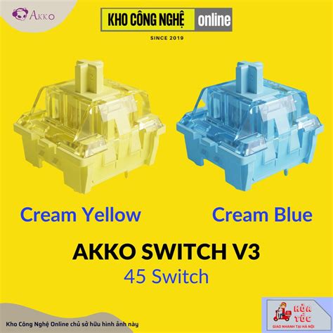 C Ng T C B N Ph M C Akko Switch Akko V Cream Blue Cream Yellow