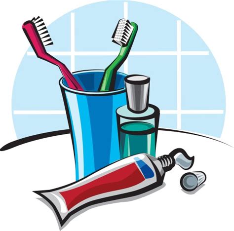 Cartoon Funny Toothpaste And Toothbrush Royalty Free Vector