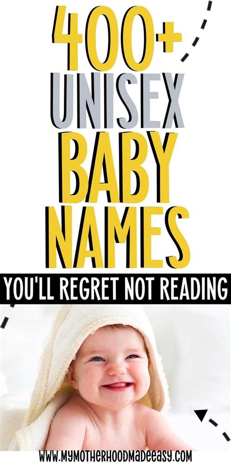 Cute Unique Unisex Baby Names With Meanings My Motherhood