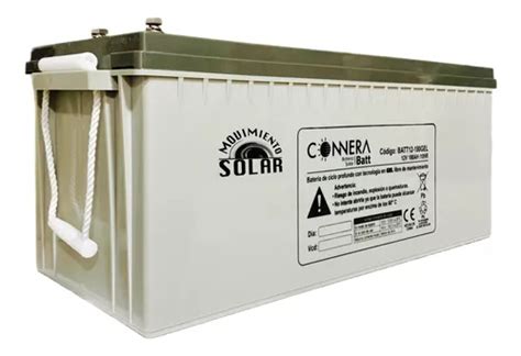 Bateria Solar Ciclo Profundo De Gel Ah V Panel Solar