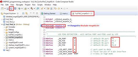 simplelink msp432p401r microcontroller interfacing with 16x2 lcd robotics university