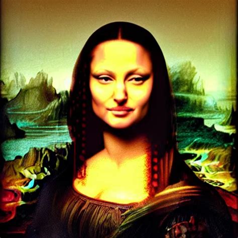 Angelina Jolie As The Mona Lisa Stable Diffusion Openart