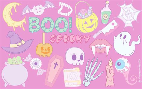 Pink Halloween PC Wallpapers Wallpaper Cave