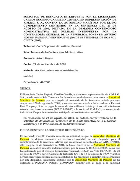 KMRG 3 Autoridad Marítima de Panamá