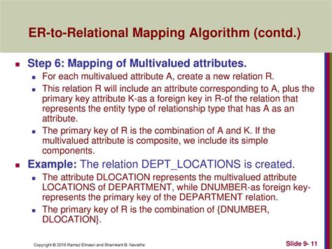 relational database design by er to relational mapping ppt download
