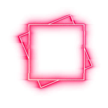 Neon Border Red Light Effect Fault Circle Neon Neon Border Circle