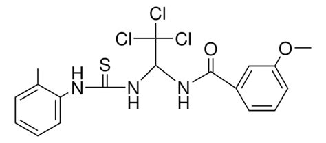 3 METHOXY N 2 2 2 TRICHLORO 1 3 O TOLYL THIOUREIDO ETHYL BENZAMIDE