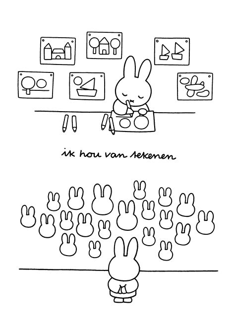 Miffy Coloring Page Tv Series Coloring Page Picgifs Miffy