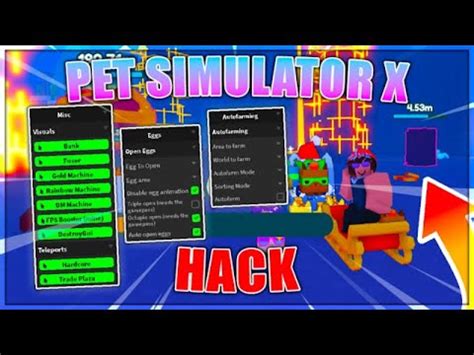 NEW Pet Simulator X PSX Hack Script GUI Auto Farm Auto Hatch Eggs