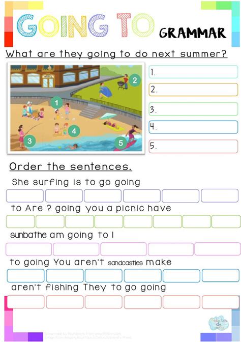 Ejercicio De Going To Grammar En 2022 Ejercicios De Ingles