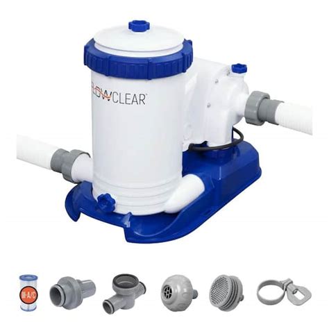 Bestway Flowclear Gph Above Ground Swimming Pool Water Filter Pump