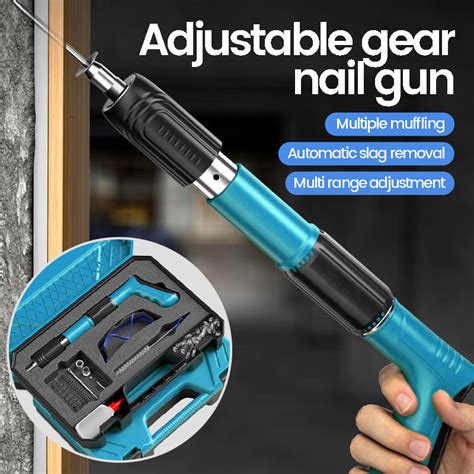 Pcs Steel Nail Gun Manual Mini Rivet Ceiling Wall Tool Anchor Trough