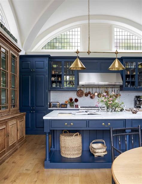 25 Beautiful And Inspiring Blue Kitchens Shelterness