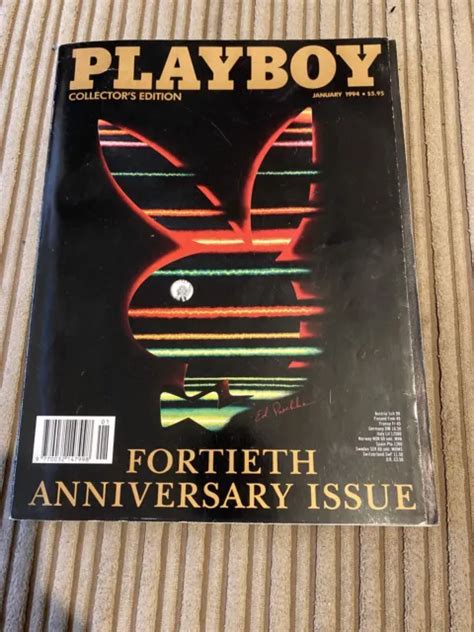 VINTAGE PLAYBOY US January 1994 40th Anniversary ANA MARIE GODDARD