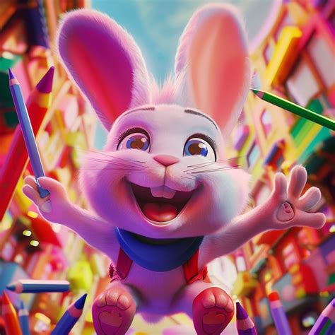Plongez Dans L Univers D Lirant Des Lapins Cr Tins Avec Le Coloriage