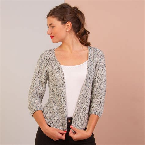 Alosia Cardigan To Knit Tricotez Moi Model