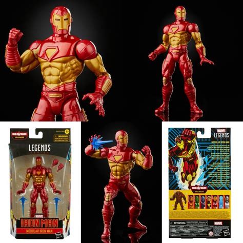 Marvel Legends Comic Modular Iron Man 6 Inch Action Action Figure