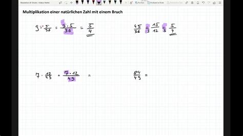 01 Bruchrechnung eine mathematischere Einführung der Multiplikation