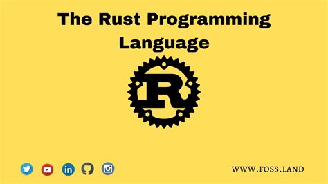the rust programming language getting started youtube