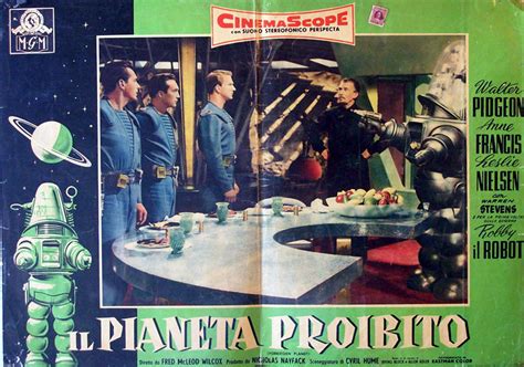 Il Pianeta Proibito Movie Poster Forbidden Planet Movie Poster