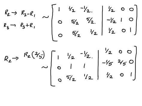 Solved Problem Use The Gauss Jordan Method To Find The Inverse Of