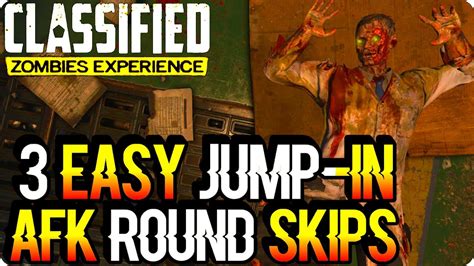 BO4 Zombie Glitches 3 Easy Jump In AFK Round Skip Glitches On