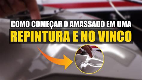 MARTELINHO DE OURO 772 Como começar o amassado em uma repintura e no
