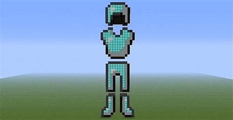 Diamond Armor Pixel Art Minecraft Map