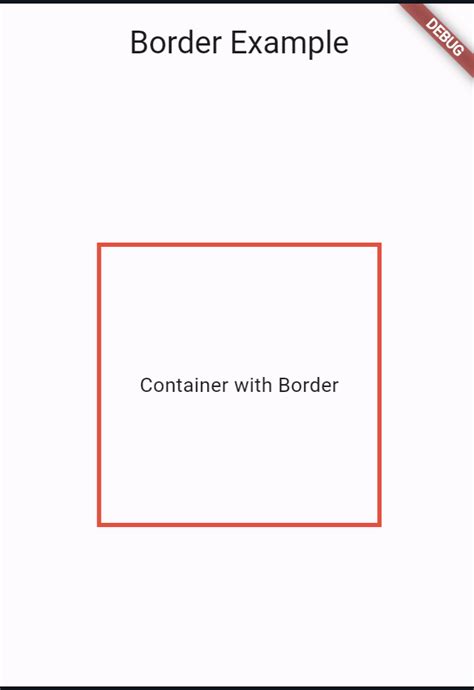 How To Add Border To Container In Flutter AppOverride