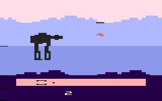 Screenshot Of Star Wars The Empire Strikes Back Atari 2600 1982