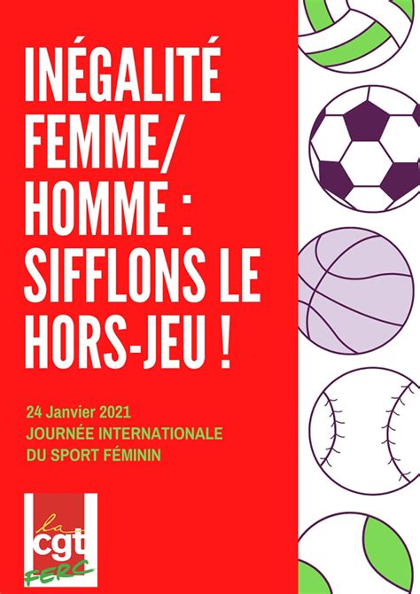 Sport inégalités femmes hommes sifflons le hors jeu Gagner l