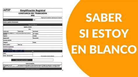 C Mo Saber Si Estoy En Blanco Afip Trabajo En Blanco