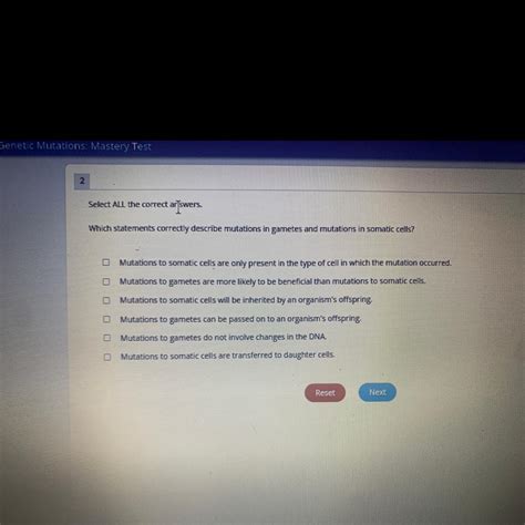 Select ALL The Correct Arswers Which Statements Correctly Describe