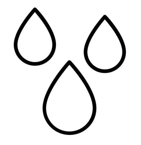 Dibujos De Gota De Agua Para Colorear Dibujos Online