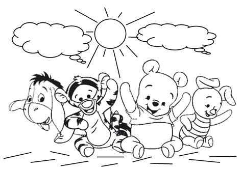 Ursinho Pooh Para Colorir E Imprimir