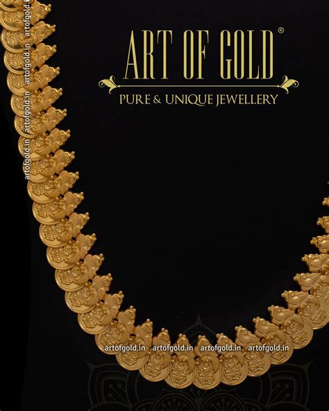 Traditional Gold Kasu Haram Art Of Gold Jewellery Coimbatore